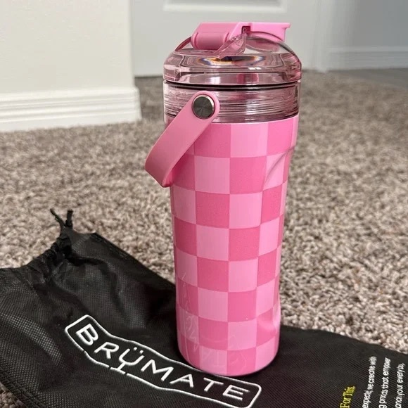 BRUMATE | Kitchen | Brumate Krista Horton Multishaker Pink Checker 26oz ...